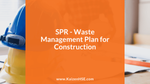 Waste Management Plan Template for Construction [Editable] | KaizenHSE